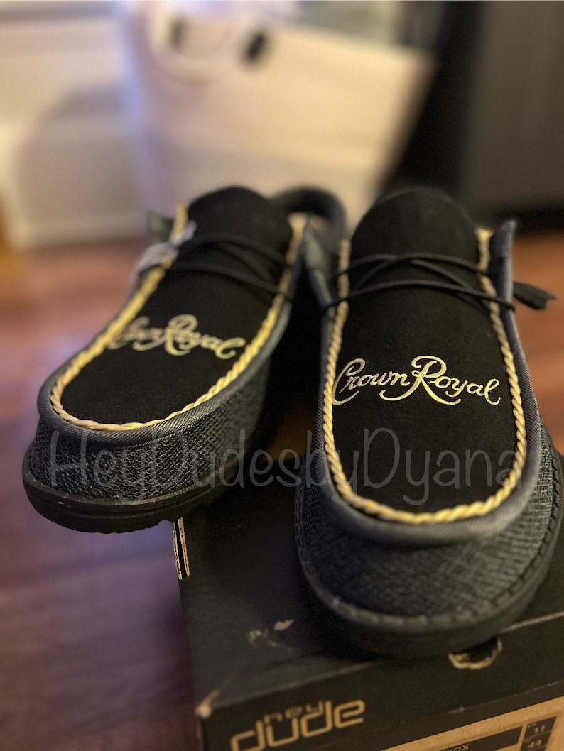Custom Crown Royal Hey Dudes - Etsy