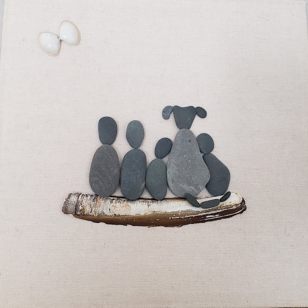 Pebble Art Family - Etsy