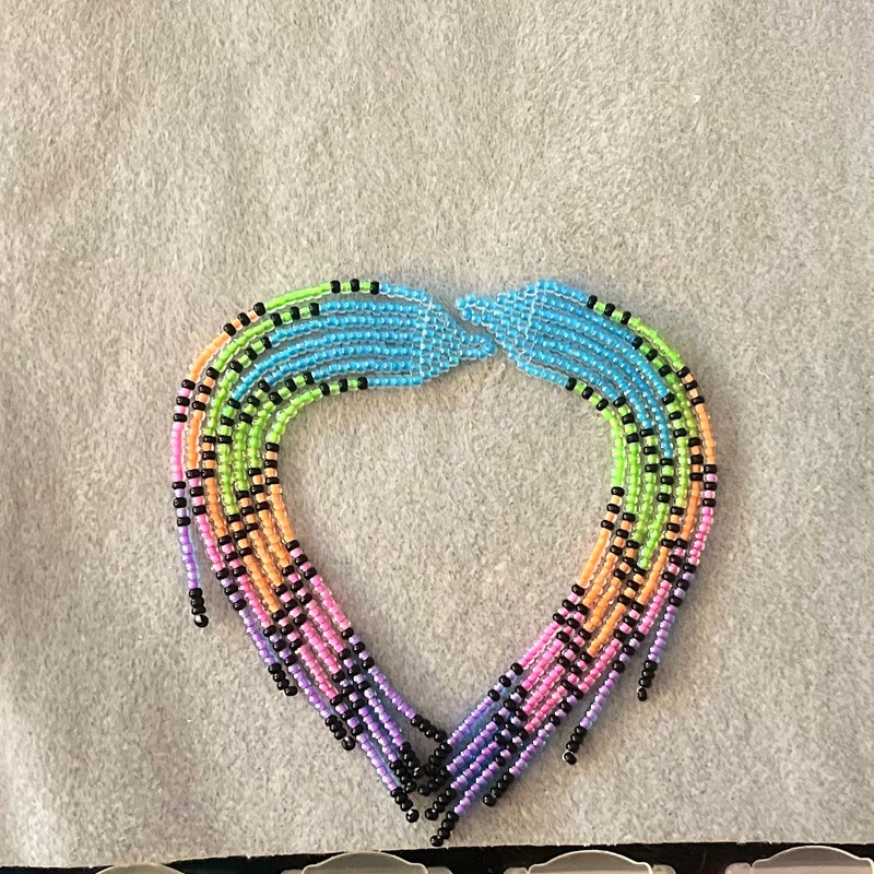 Neon Earrings - Etsy