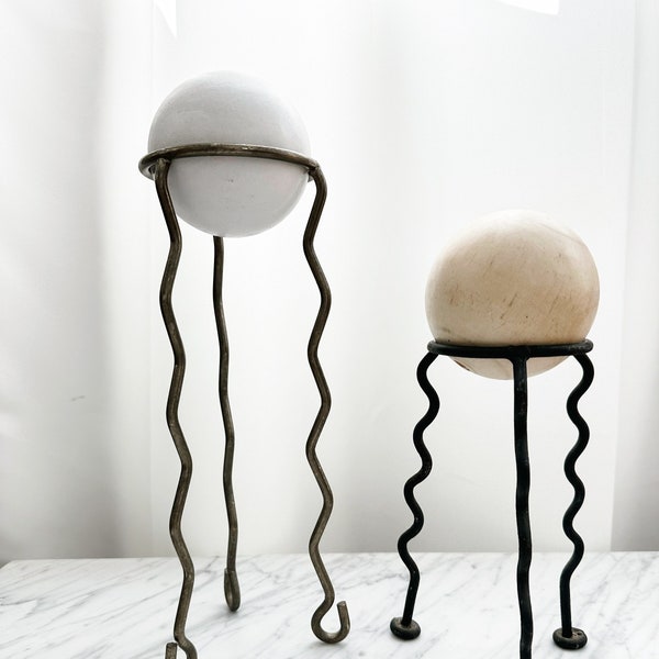 Wrought Iron Geode Display Stand - Etsy