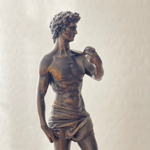 Michelangelos David Statue Heavy Bronze Resin - Etsy
