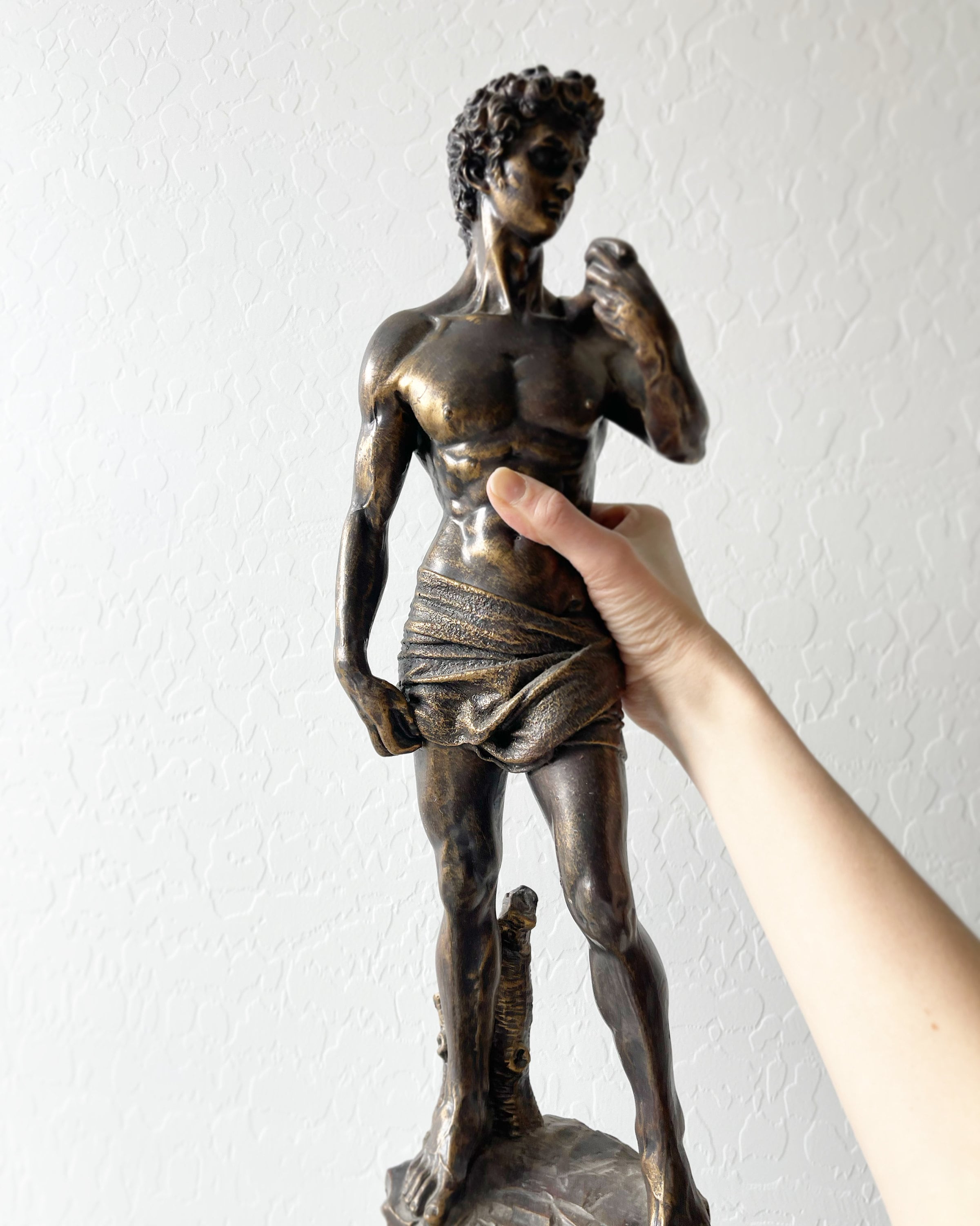 Michelangelos David Statue Heavy Bronze Resin - Etsy