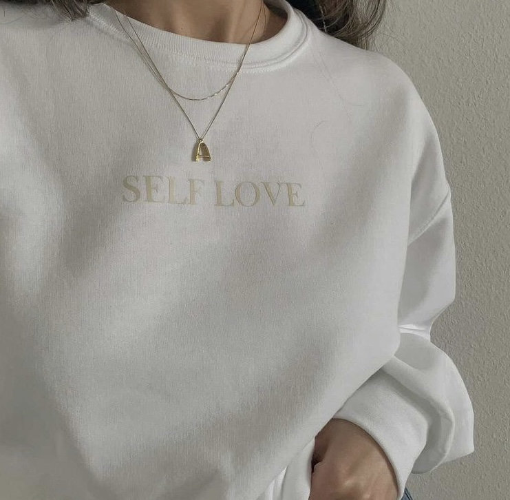 Self Love Crew | Crewneck | Aesthetic Crewneck | Neutral Crewneck - Etsy