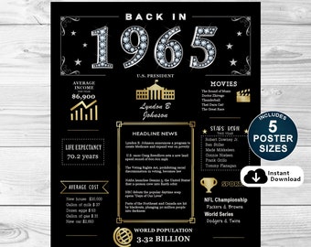 Back in 1965 Poster - Etsy