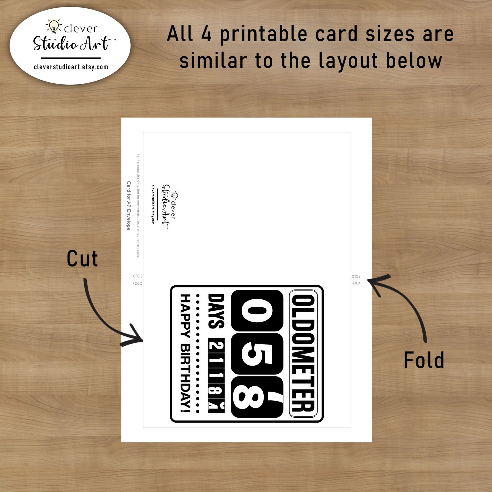 Printable 58th Birthday Oldometer Card 58th Birthday - Etsy