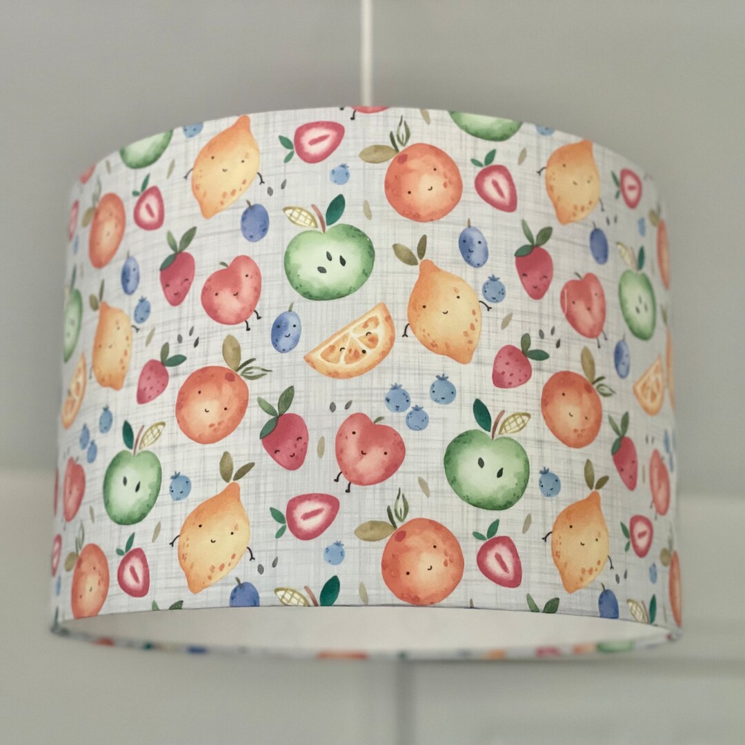 Fruit Lampshade, Fruity Lampshade, Childrens Lampshade, Baby Lampshade ...