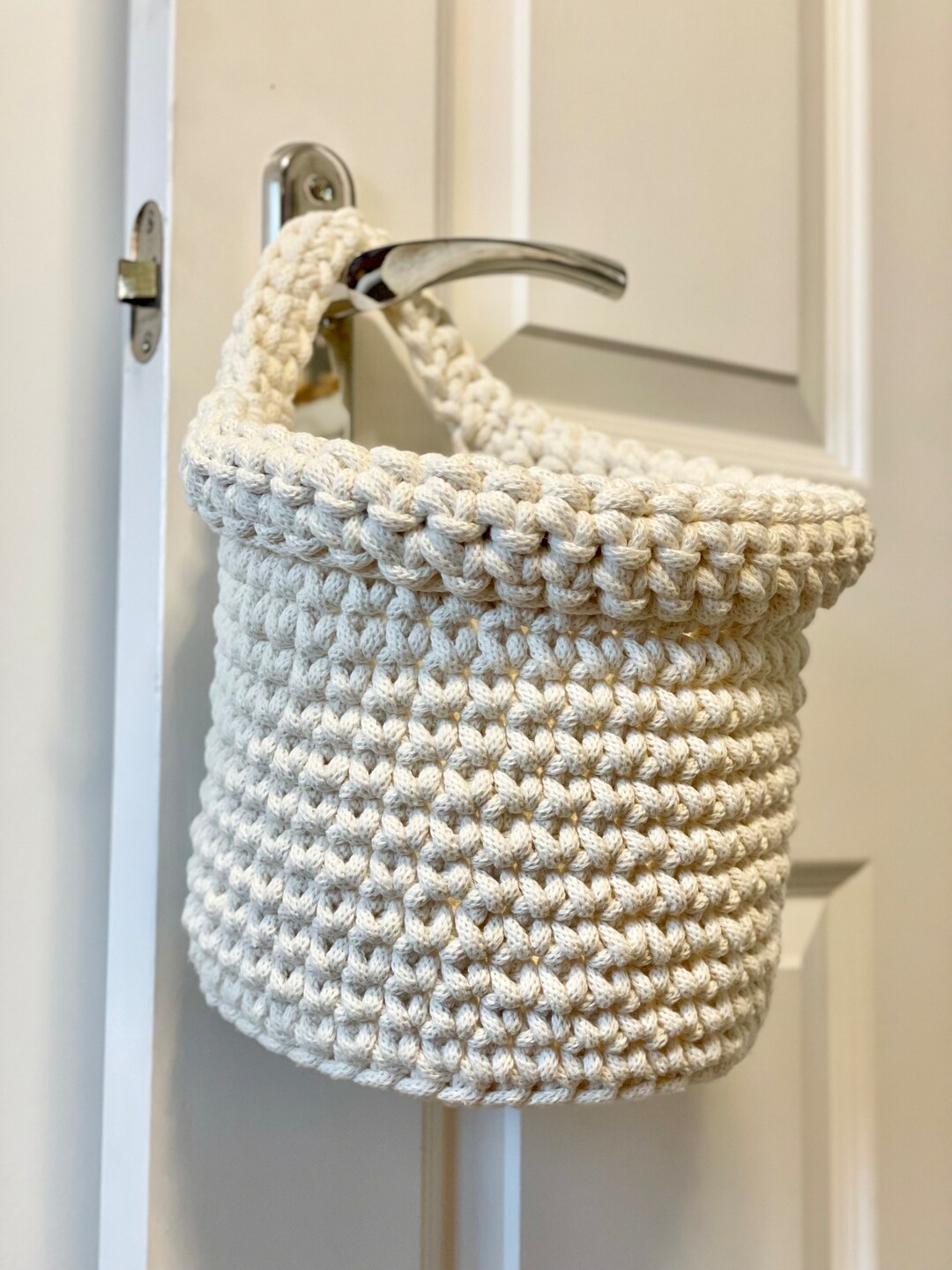 Crochet PATTERN, Crochet Hanging Basket Pattern, Crochet Hanging Basket ...