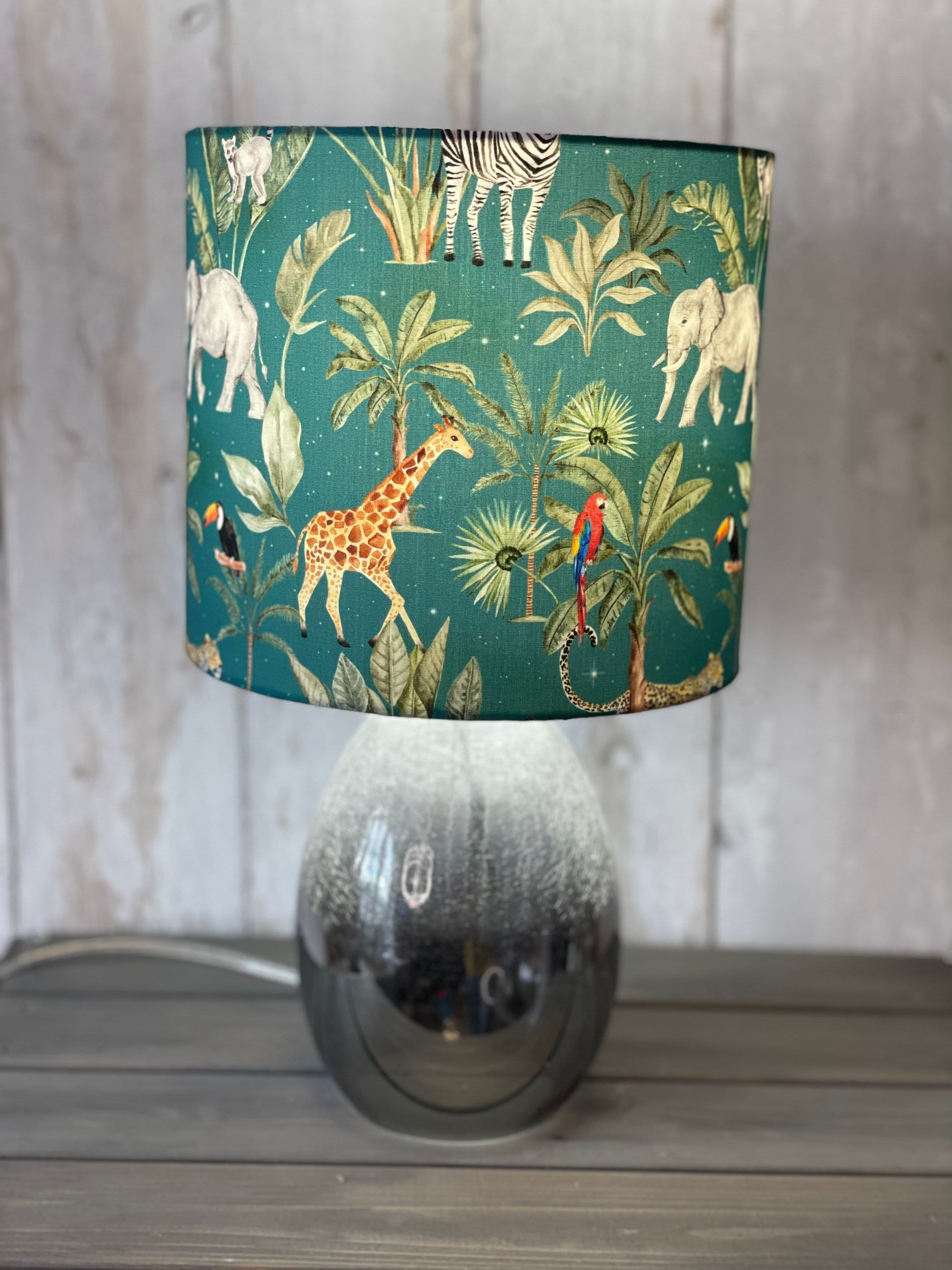 Safari Animals Jungle Lampshade, Jungle Lights, Safari Lampshade ...