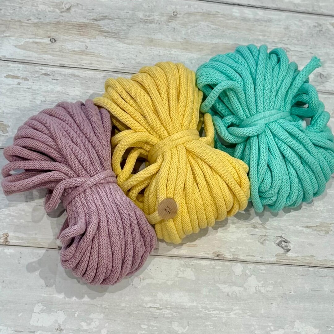 Mystery Bundle of Bobbiny and Bilibag 9mm Braided Cotton Cord, Braided ...