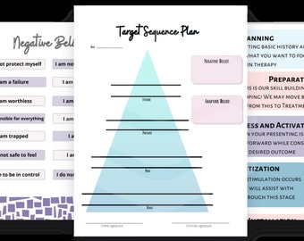 EMDR Procedural Outline and Script for Therapists Phases 3 8 - Etsy