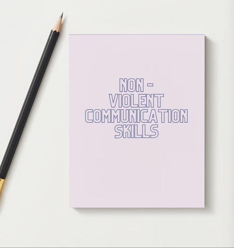 Non Violent Communication Worksheet - Etsy
