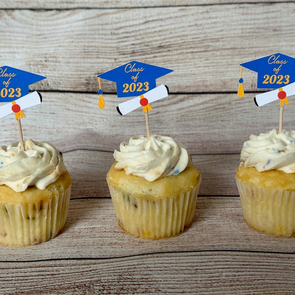 Graduation Cupcake Topper - Etsy