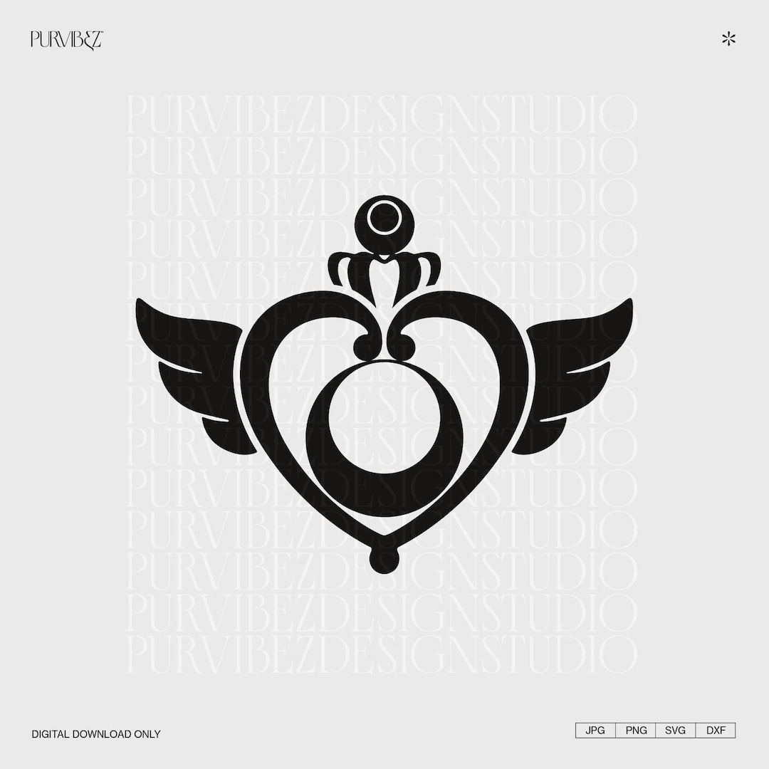 Digital Download Sailer Heart Anime Inspired Sticker File - Etsy