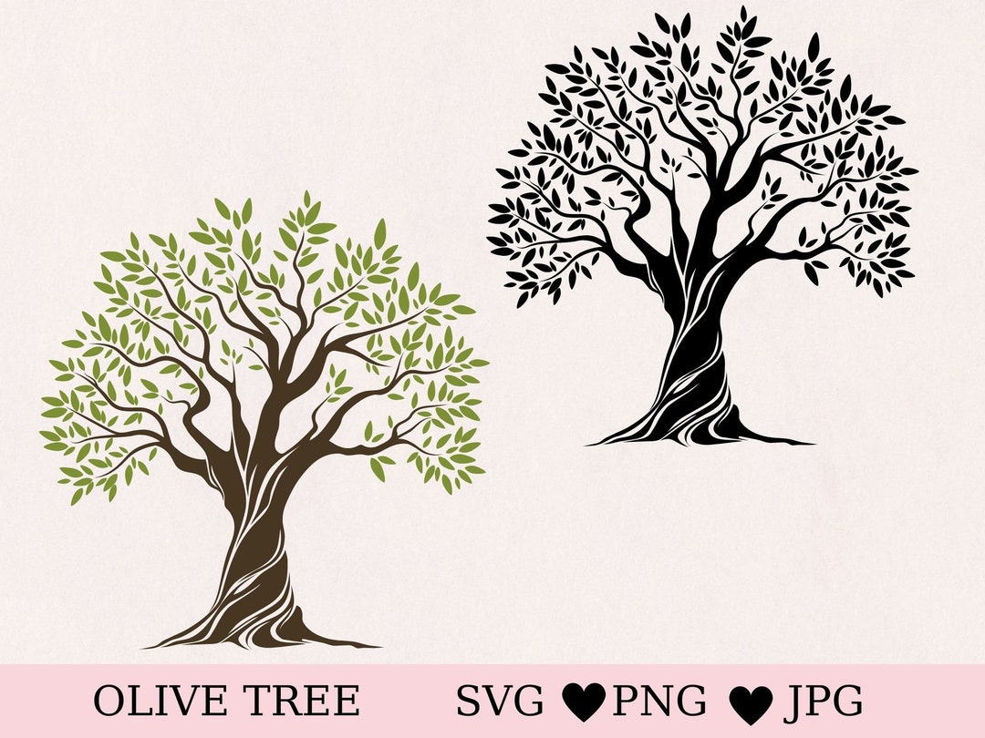 Olive Tree Svg, Tree of Life Svg, Olive Tree Vector Svg, Tree ...