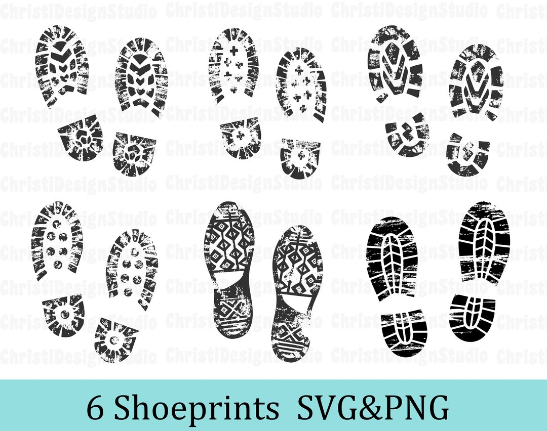 Shoeprints Svg, Shoeprint Png, Shoeprint Clipart, Footprint Svg ...