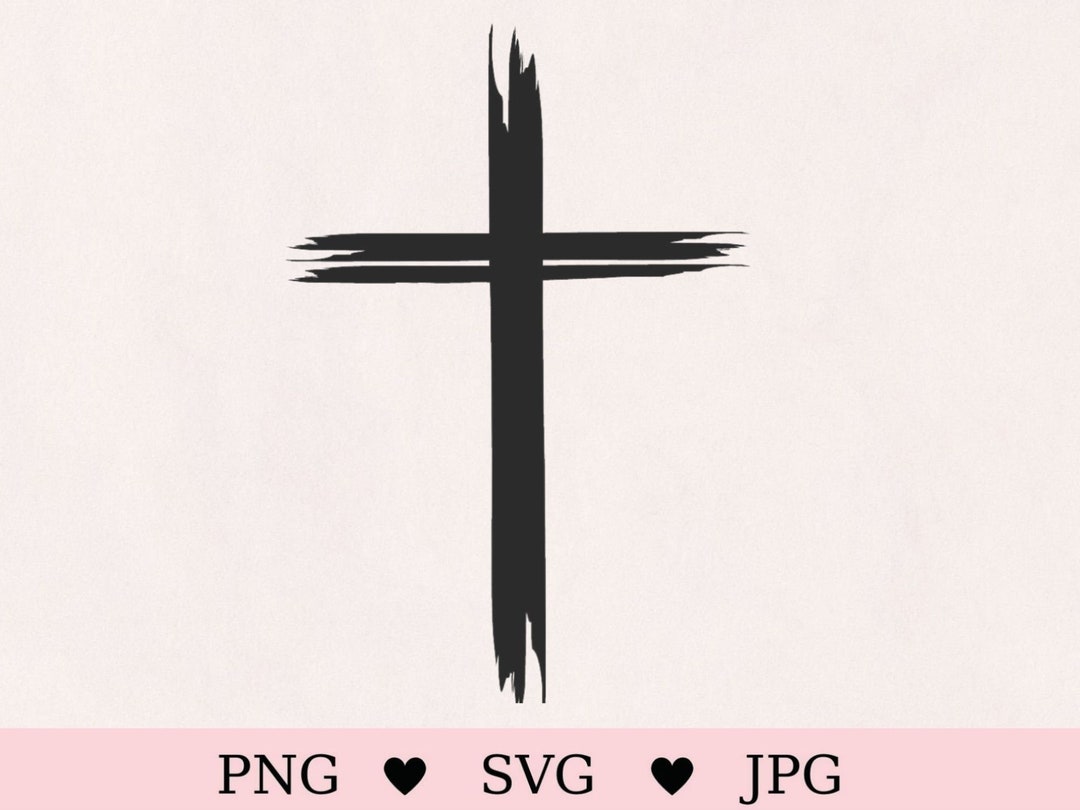 Cross Svg, Cross Png, Distressed Cross, Cross Clipart, Cross Digital ...