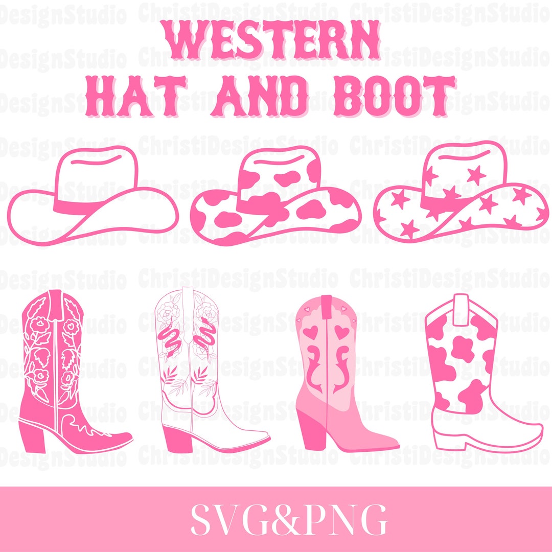 Cowgirl Svg Bundle, Cowgirl Boots Svg, Cowgirl Hat Svg, Let's Go Girls ...
