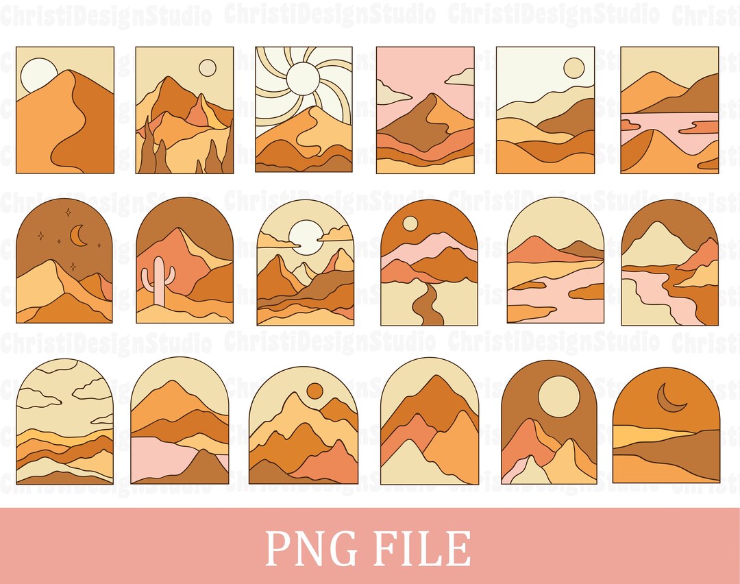 Abstract Mountain Clipart, Landscape Png, Mountain Clipart, Adventure ...