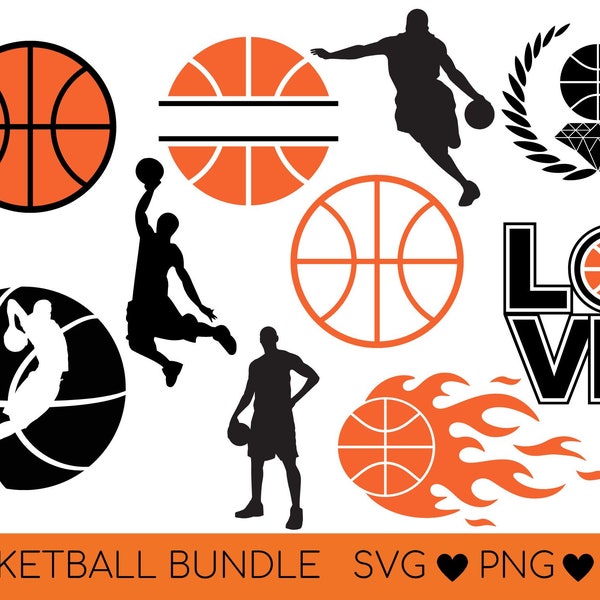 Split Basketball Svg - Etsy
