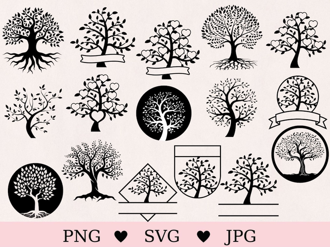 Tree of Life Svg, Tree of Life Bundle, Family Tree Svg, Tree of Life ...