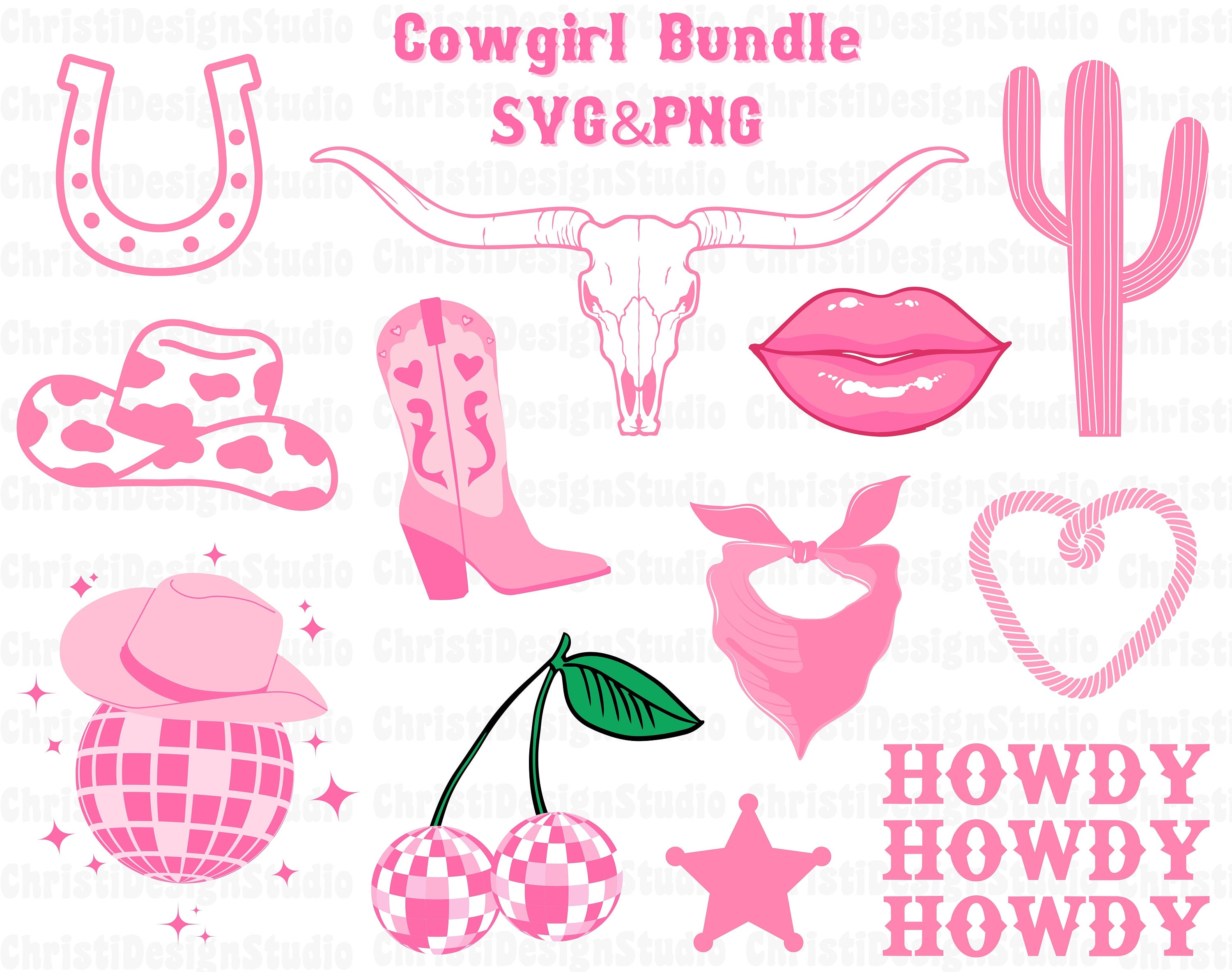 Cowgirl Svg Bundle, Cowgirl Boots Svg, Cowgirl Hat Svg, Let's Go Girls ...