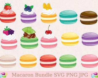 Macaron Svg - Etsy