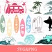Summer Svg, Beach Life Svg, Waves Svg, Summertime Svg, Island Palm Tree ...