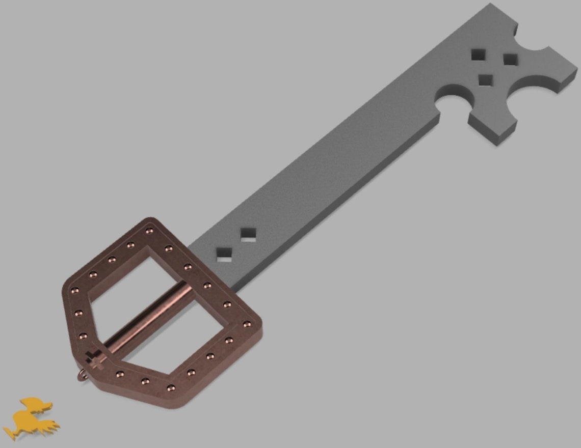 Metal Chocobo Keyblade [3D Print Files] - Etsy