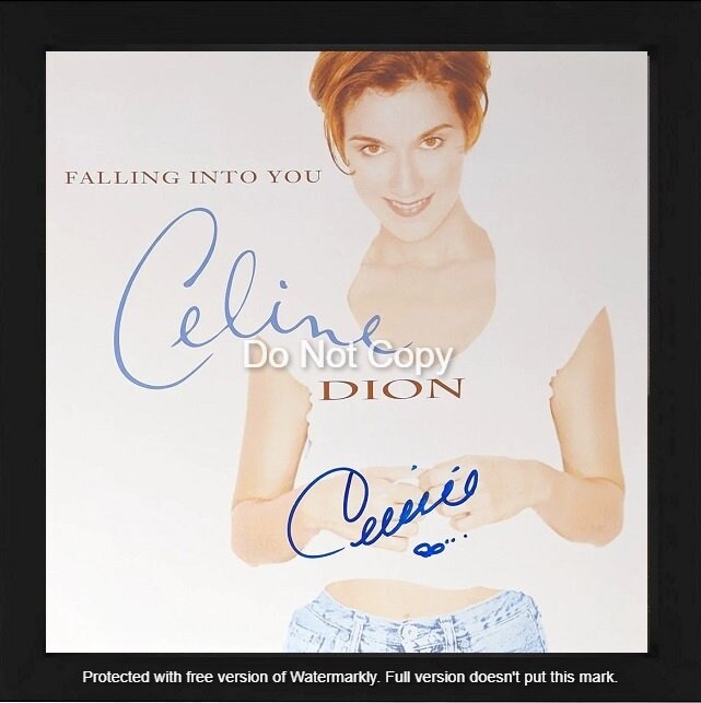 Celine Dion Signed Falling Into You Album Celine Dion - Etsy