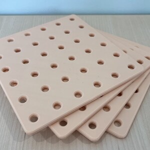 4 Pack Crochet/knitting Blocking Pin Stabiliser Squares Blocking Tool ...