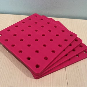 4 Pack Crochet/knitting Blocking Pin Stabiliser Squares Blocking Tool ...