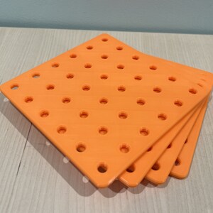 4 Pack Crochet/knitting Blocking Pin Stabiliser Squares Blocking Tool ...