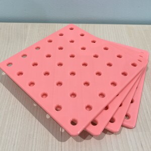 4 Pack Crochet/knitting Blocking Pin Stabiliser Squares Blocking Tool ...