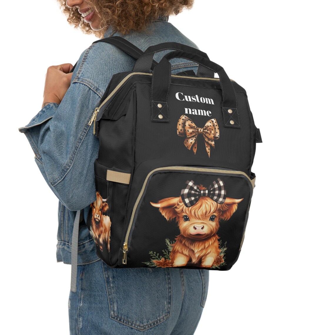 Highland Cow Backpack - Etsy