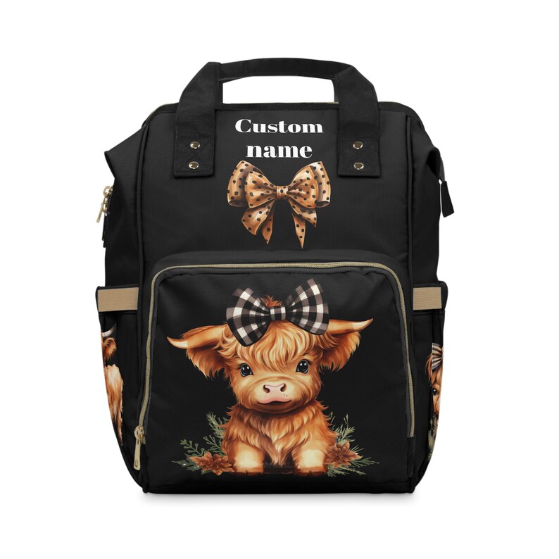 Highland Cow Backpack - Etsy