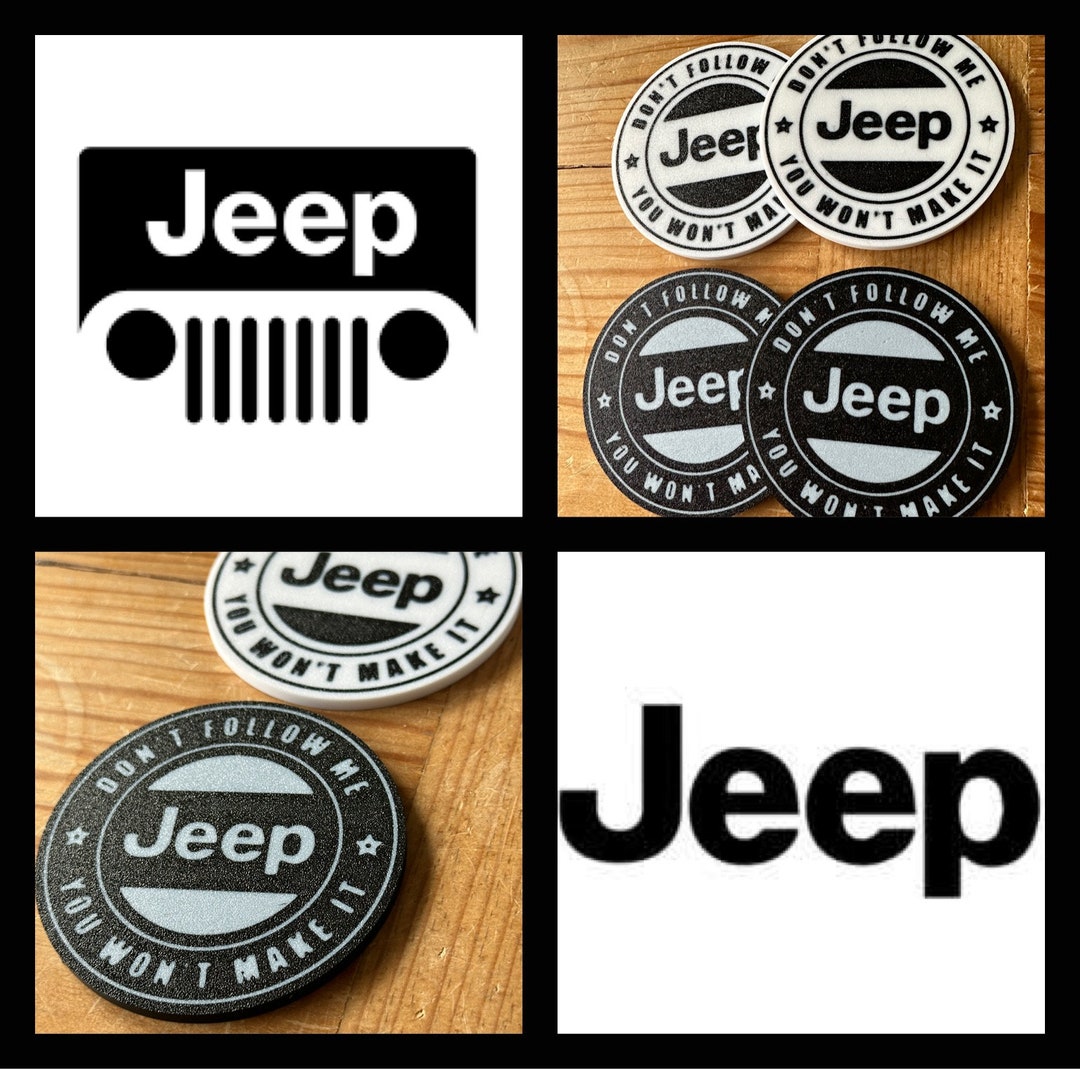 JEEP dont Follow Me, You Wont Make It Coasters set of Two - Etsy