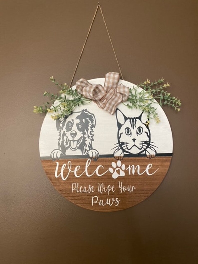 Personalized Pet Welcome Sign - Etsy