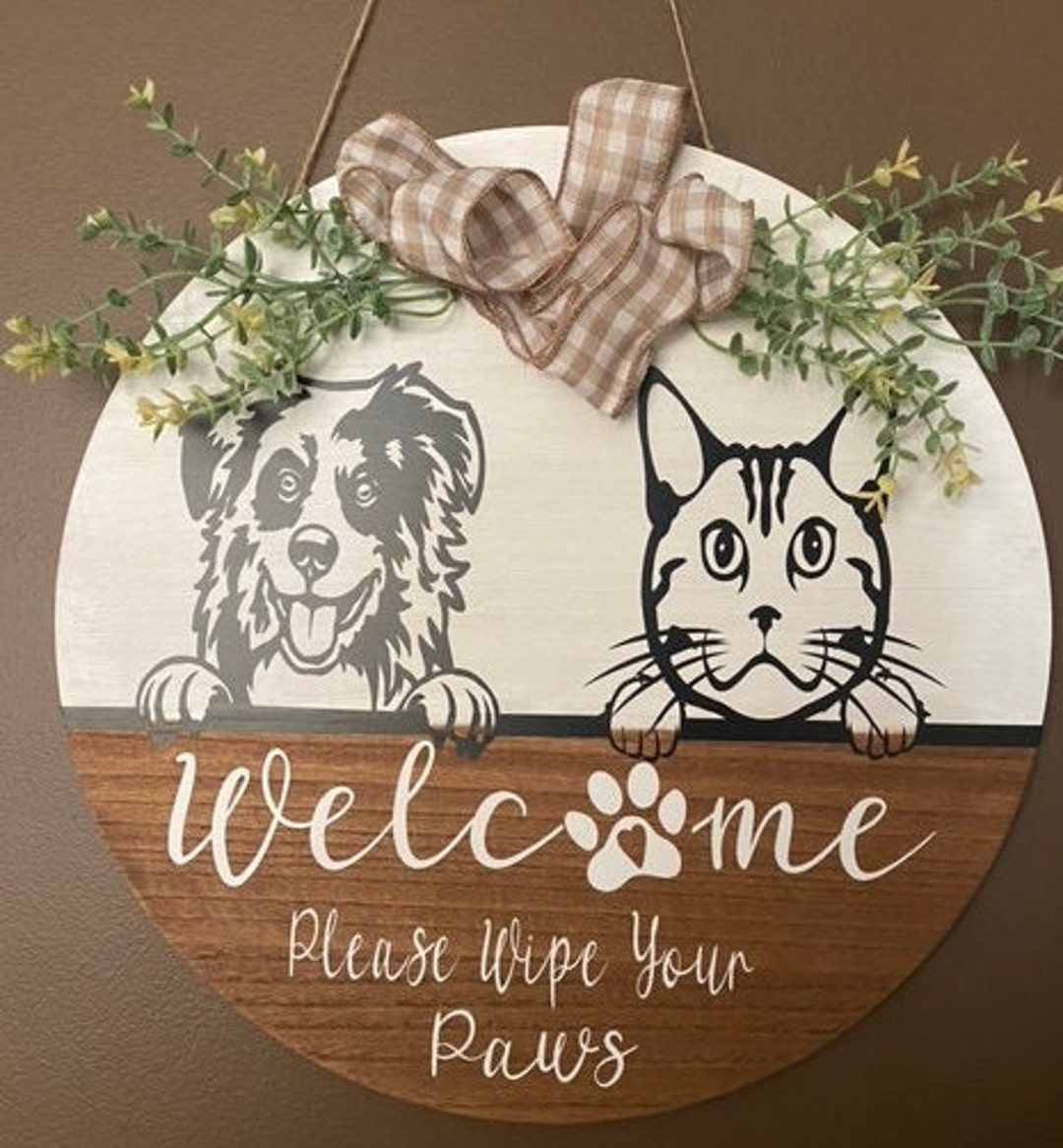 Personalized Pet Welcome Sign - Etsy