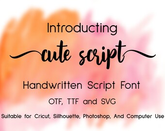 Long Tail Script Font - Etsy