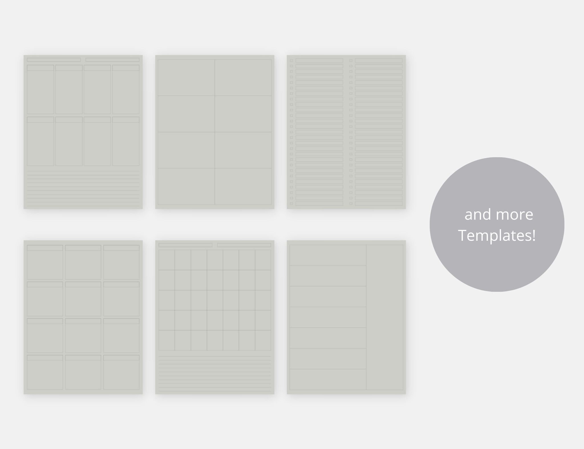 Natural Paper Templates for Goodnotes and Notability - Etsy