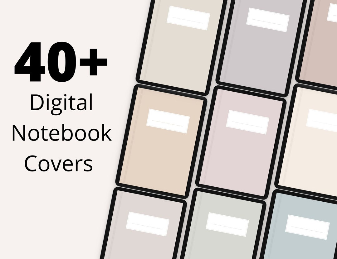 Digital Notebook Covers for Goodnotes and Notability on Ipad, in 42 ...