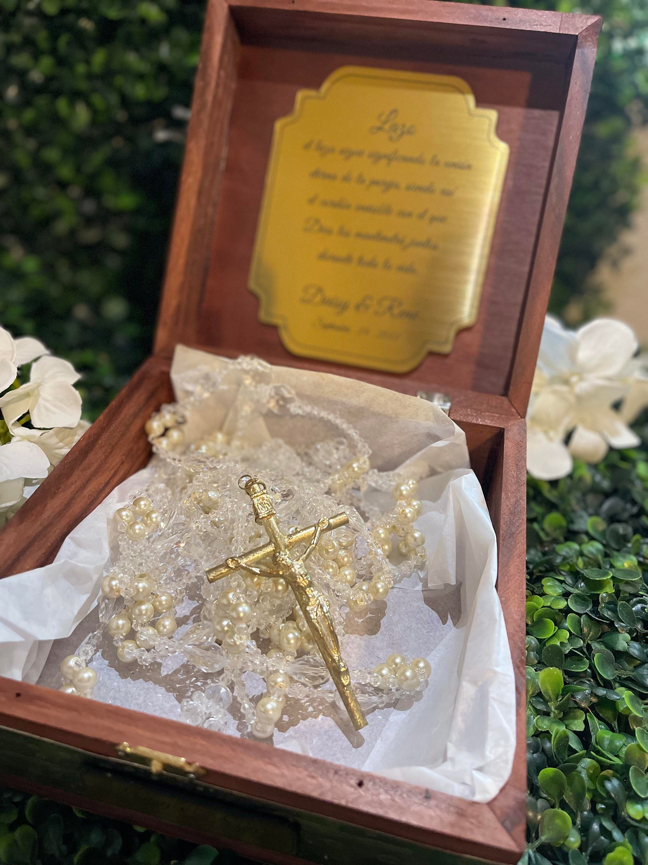 Wedding Lasso Color Gold. Lasso Comes on a Beautiful Wood Box - Etsy