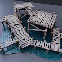 Dnd Natural Stone Stairs Miniatures Dungeon Terrain | 28mm or 32mm ...