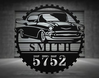 57' Chevy Metal Sign - Etsy