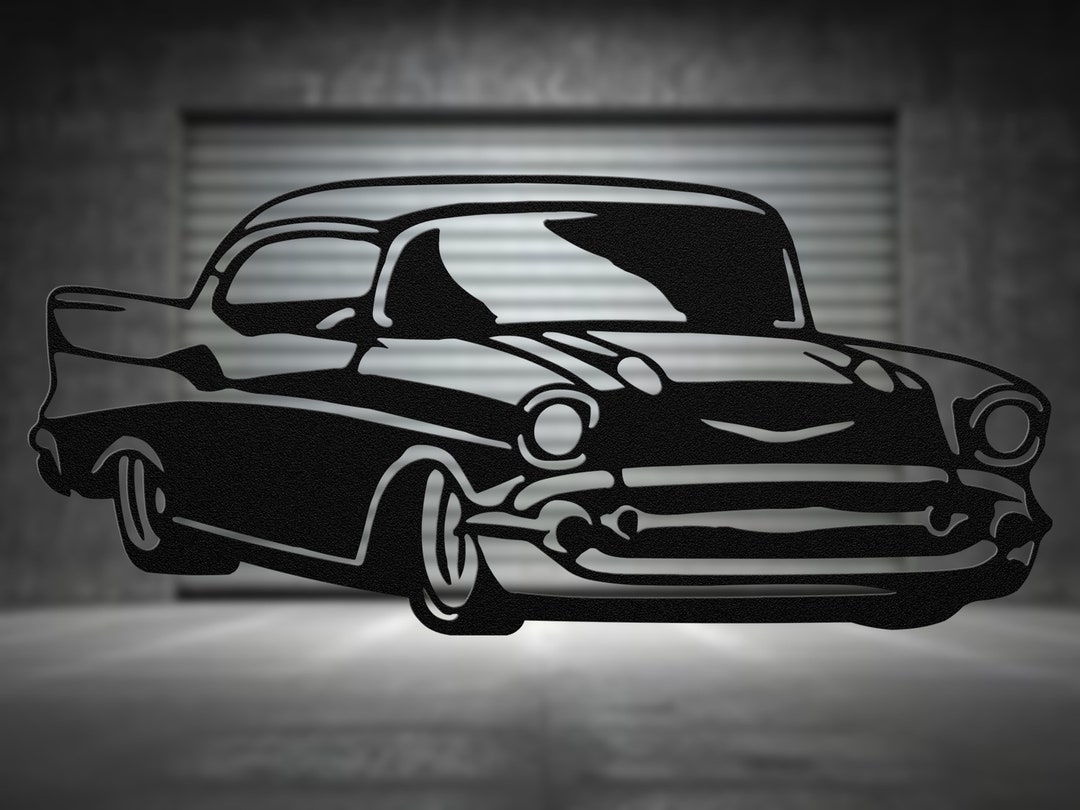 57' Chevy Metal Sign - Etsy