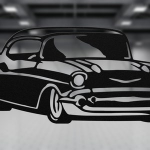 57' Chevy Metal Sign - Etsy