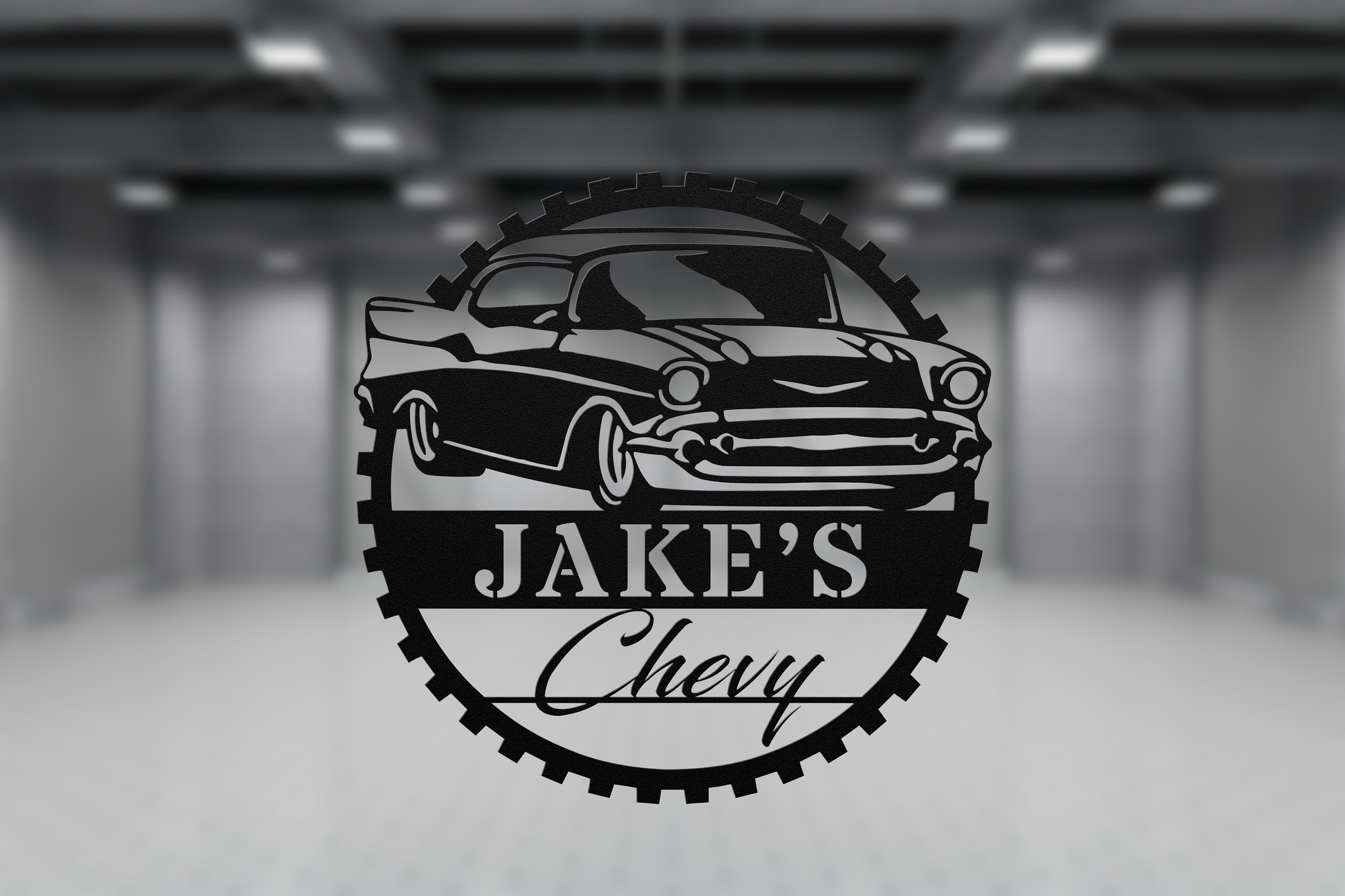 Personalized '57 Chevy Metal Wall Art - Etsy