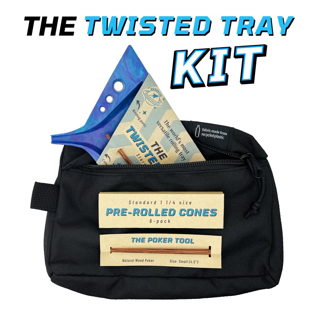 Rolling Tray Kit | the Twisted Tray Bundle With Extra Packing Tool, Pre ...