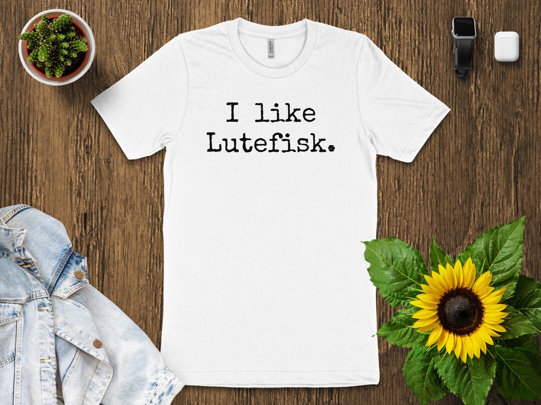 Funny Lutefisk Lover T-shirt, Scandinavian Food Enthusiast Tee, Unique ...