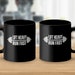 Vintage Gym Workout Design Mug, Weight Lifter Runner Graphic Coffee Cup ...